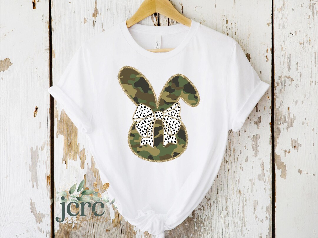 Camo Bunny Head PNG | Cute Easter Design for Her | Perfect for ...