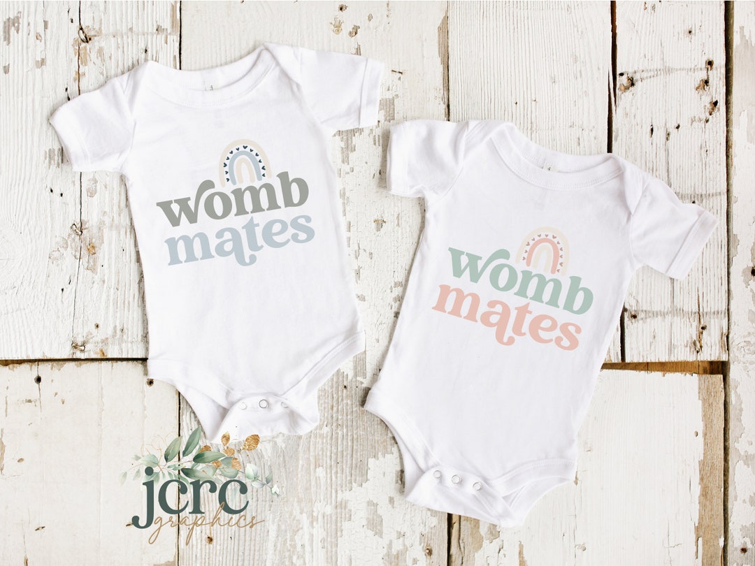 Womb Mates SVG | Twin Baby Svg | New Baby Svg | Newborn Svg | Baby ...