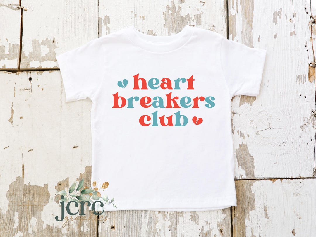 Heart Breakers Club SVG | Retro Valentine’s Day Design for Him ...