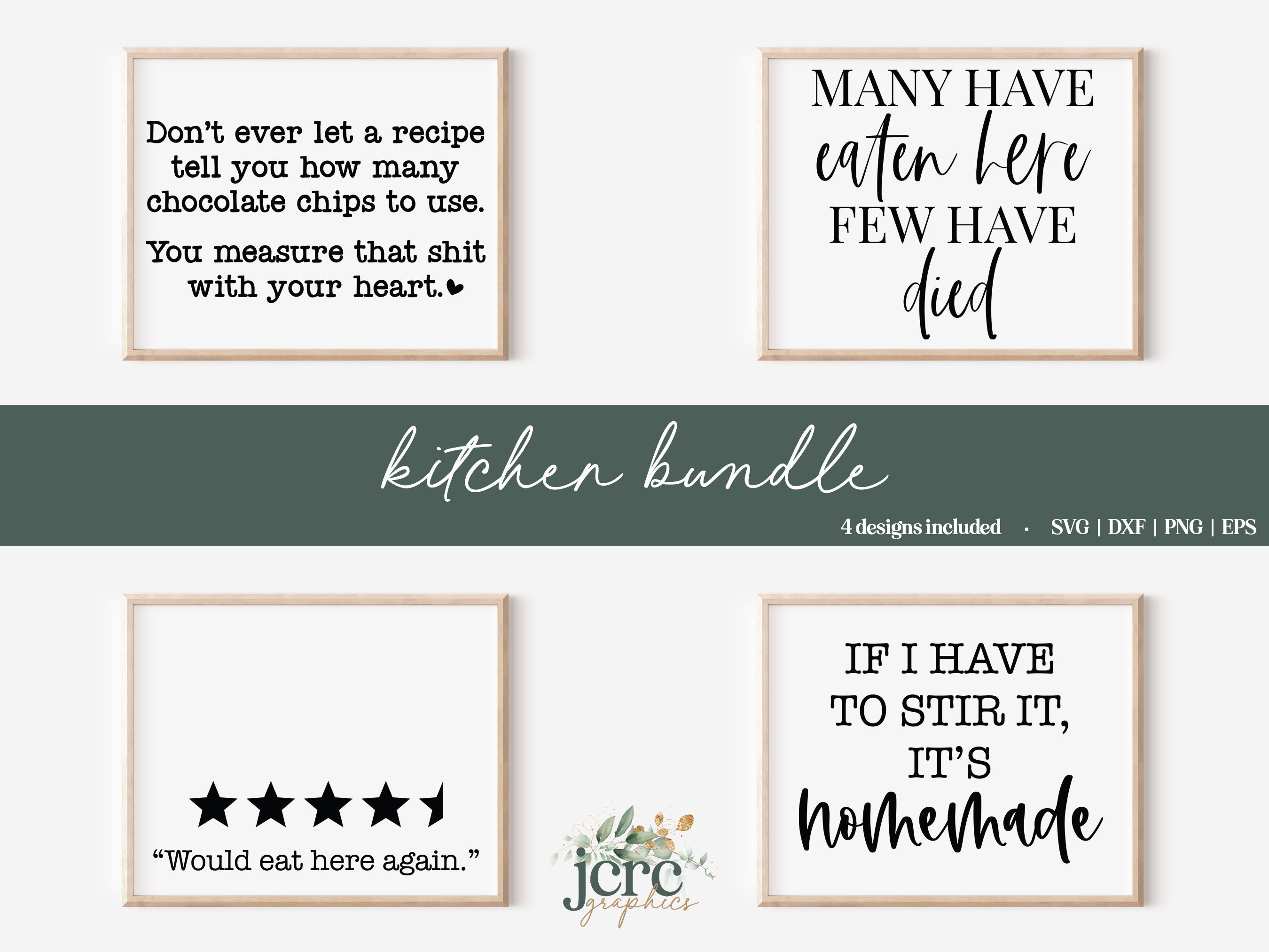 Kitchen Sign SVG BUNDLE Kitchen Sign Svg Kitchen Decor - Etsy Canada