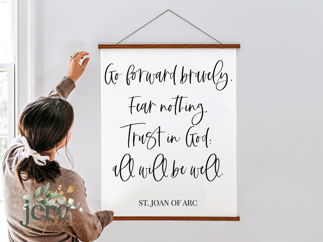 Go Forward Bravely SVG Trust in God Svg Religious Sign Svg Christian ...