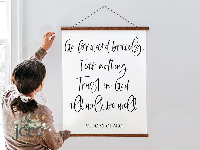 Go Forward Bravely SVG | Trust in God Svg | Religious Sign Svg ...