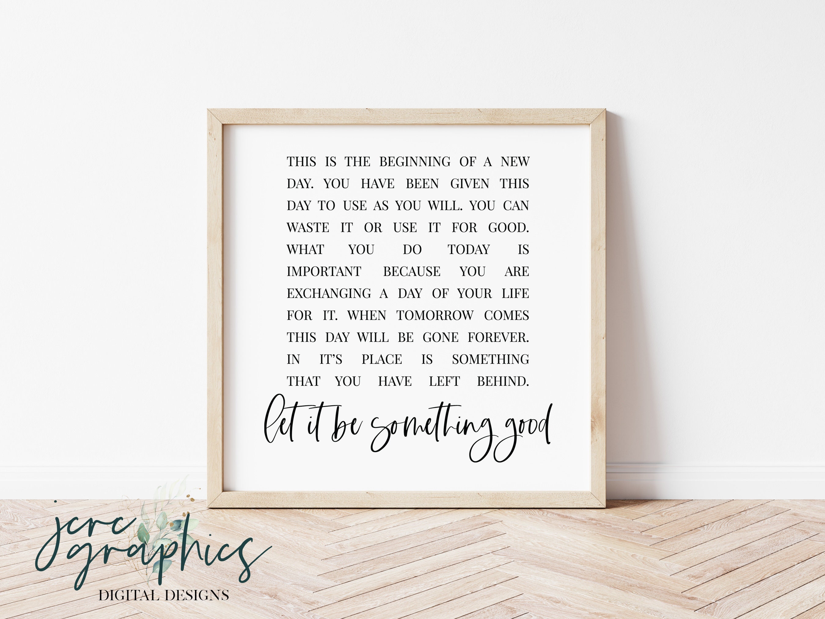 This is the Beginning of A New Day SVG Inspirational Sign - Etsy