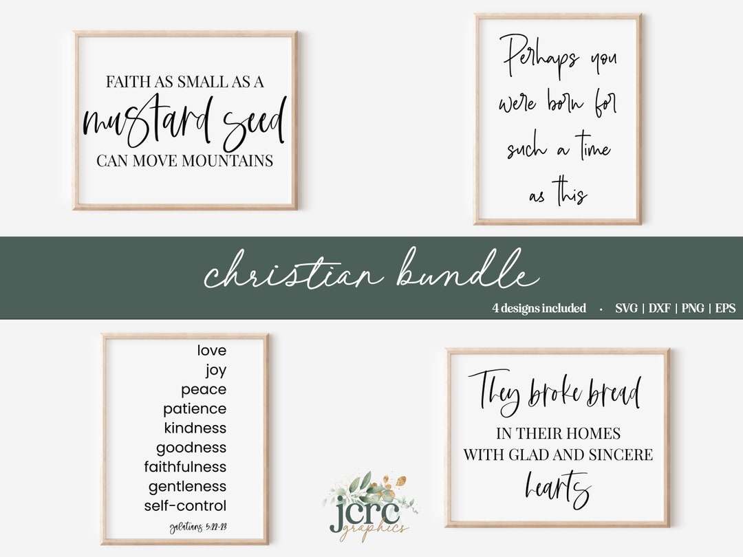 Christian Sign SVG BUNDLE Religious Sign Svg Dining Room - Etsy