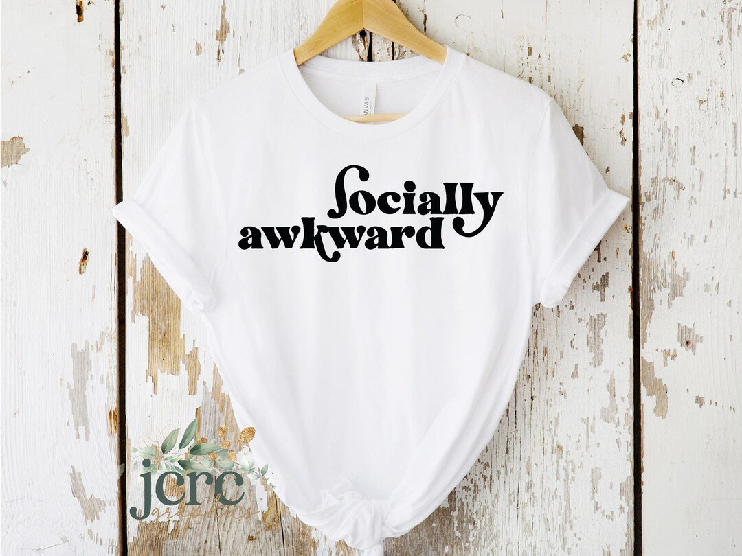 Socially Awkward SVG | Funny Shirt SVG | Introvert Hermit Svg ...