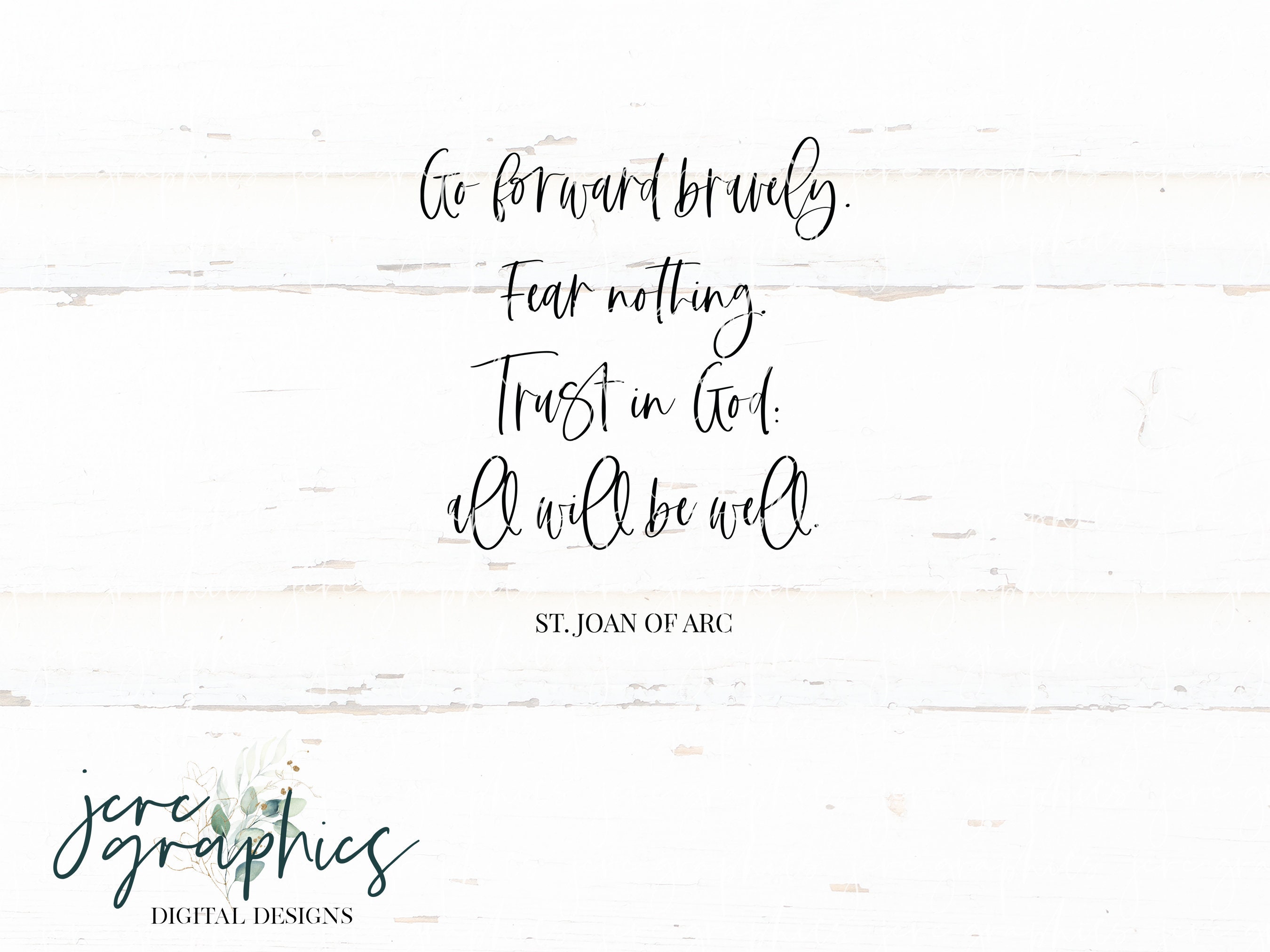 Go Forward Bravely SVG Trust in God Svg Religious Svg - Etsy