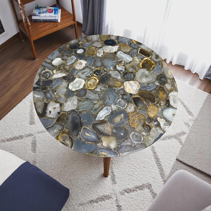 Agate Table Top - Etsy