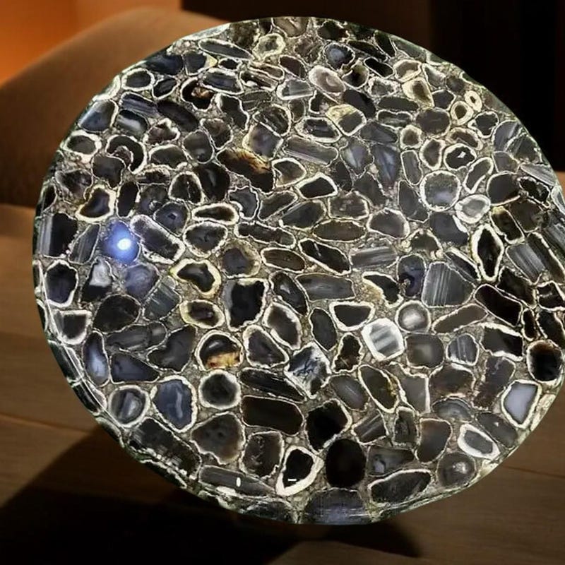 Agate End Table - Etsy