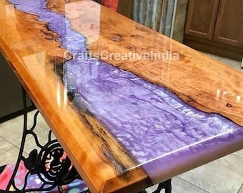 Pink Epoxy Table - Etsy