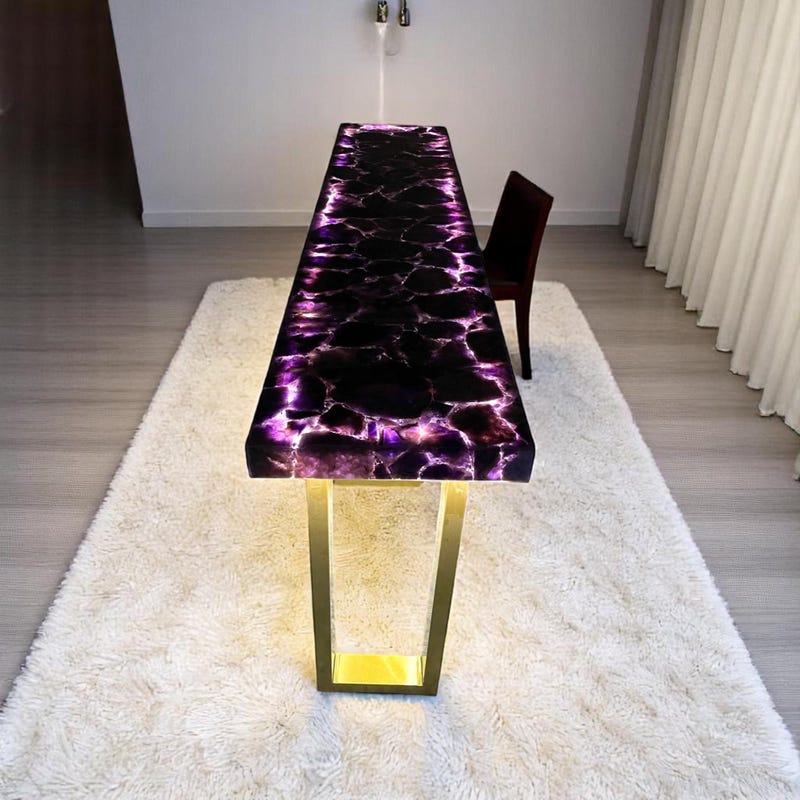 Amethyst Table - Etsy