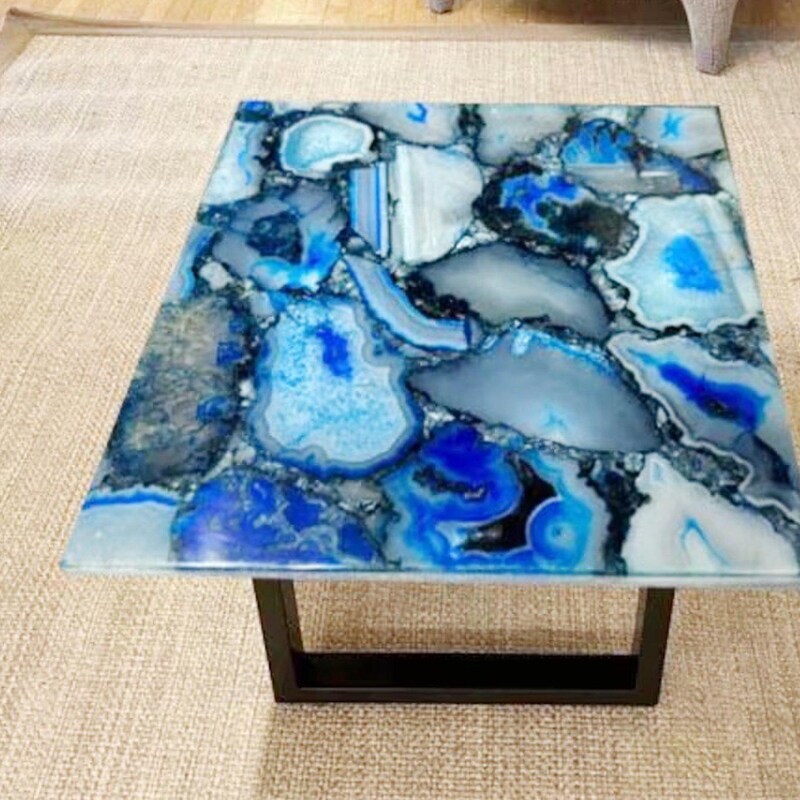 Blue Coffee Table - Etsy