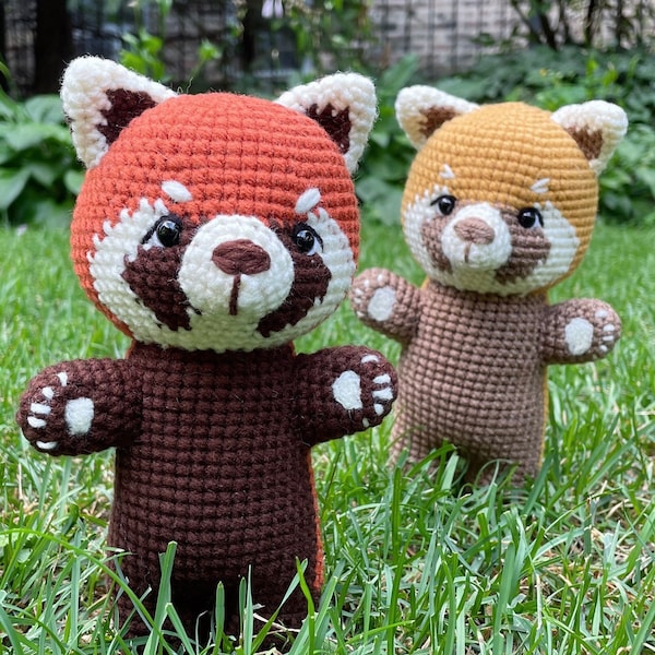 Crochet Red Panda - Etsy