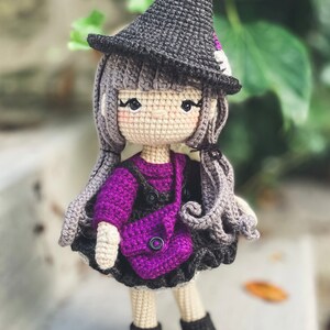 Witch Girl Doll Crochet Witch Girl Doll High Quality Handmade Gift for ...