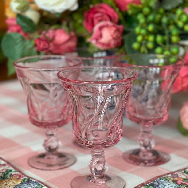 Pink Goblets - Etsy