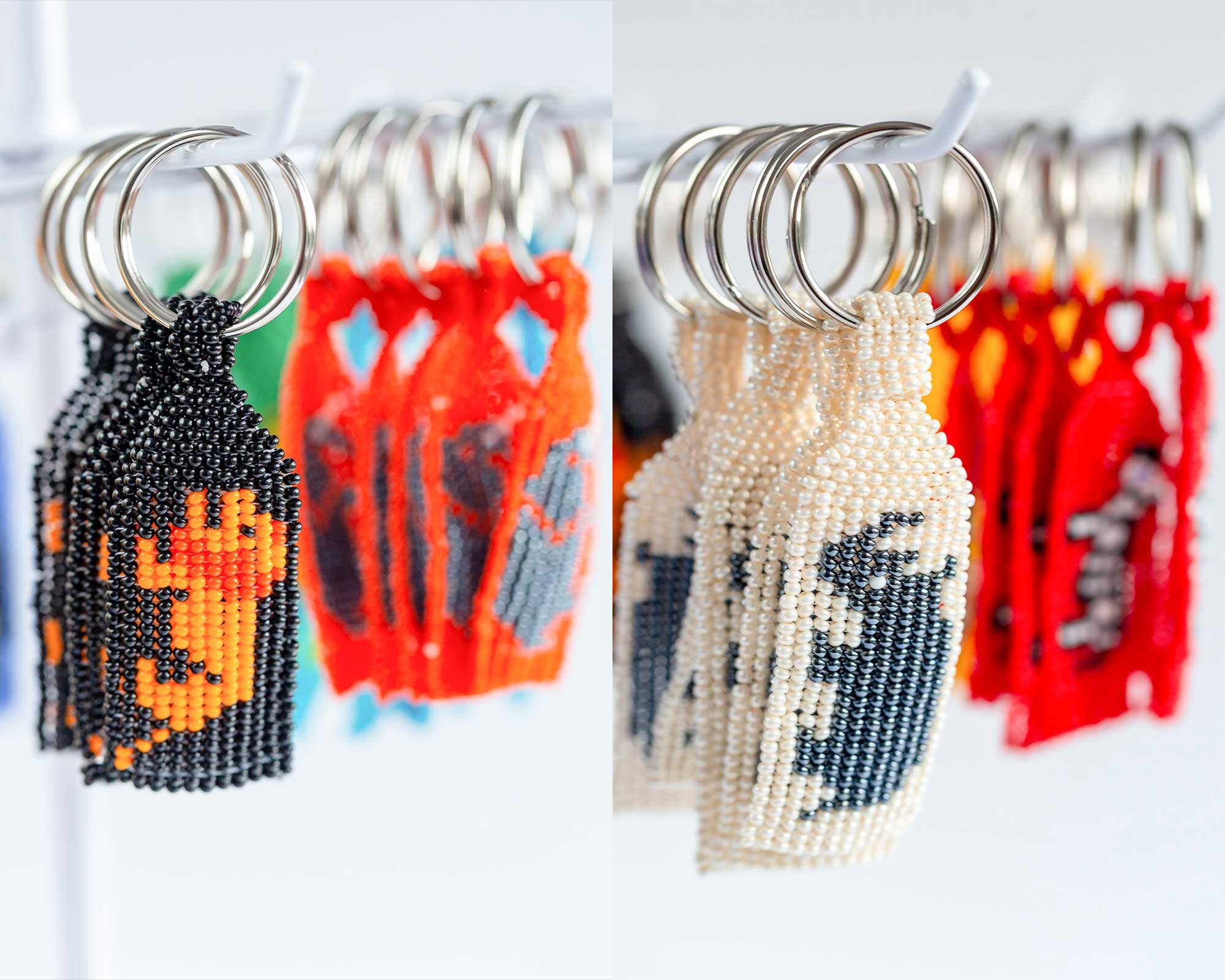Keyring Soft Animal Keyring Beaded Animal Keyring Beaded - Etsy UK