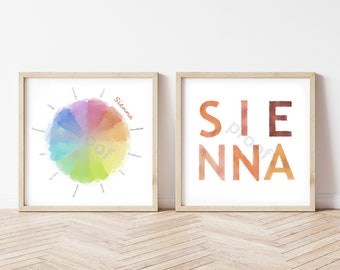 Sienna Name Sign - Etsy