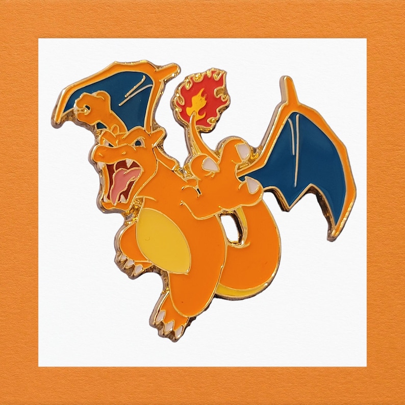 Pokémon Official Pin Charizard - Etsy