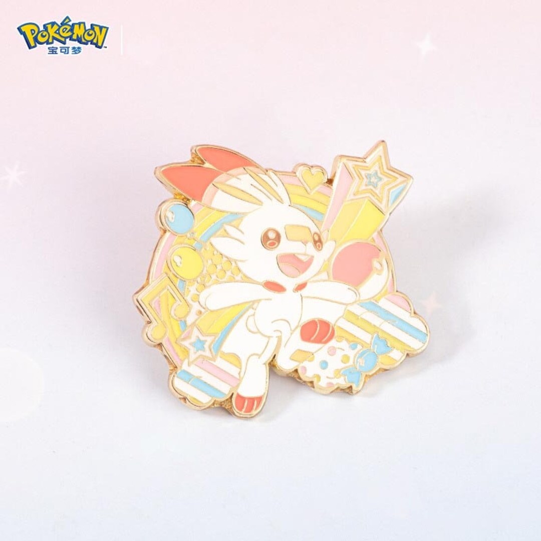 Pokémon Official Pin Scorbunny - Etsy