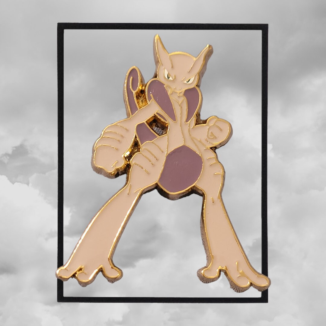 Pokémon Official Pin - Mega Mewtwo X - Etsy