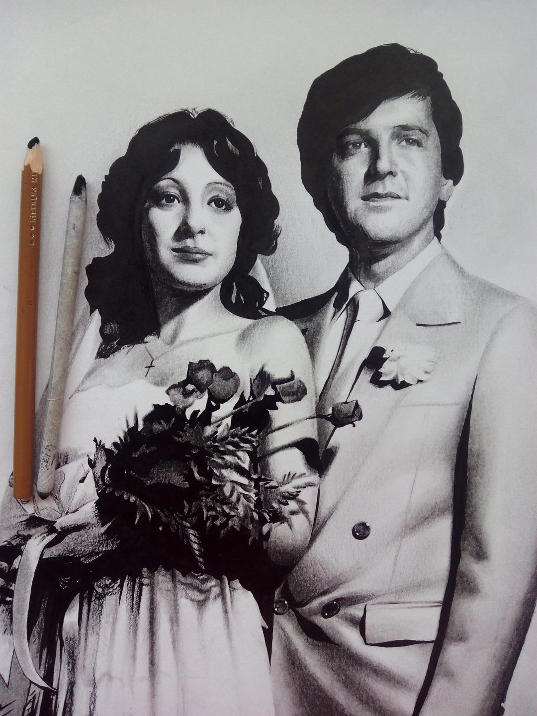 ARTISTIC PORTRAIT, Handmade Drawing, Custom Drawing, Custom Portrait ...