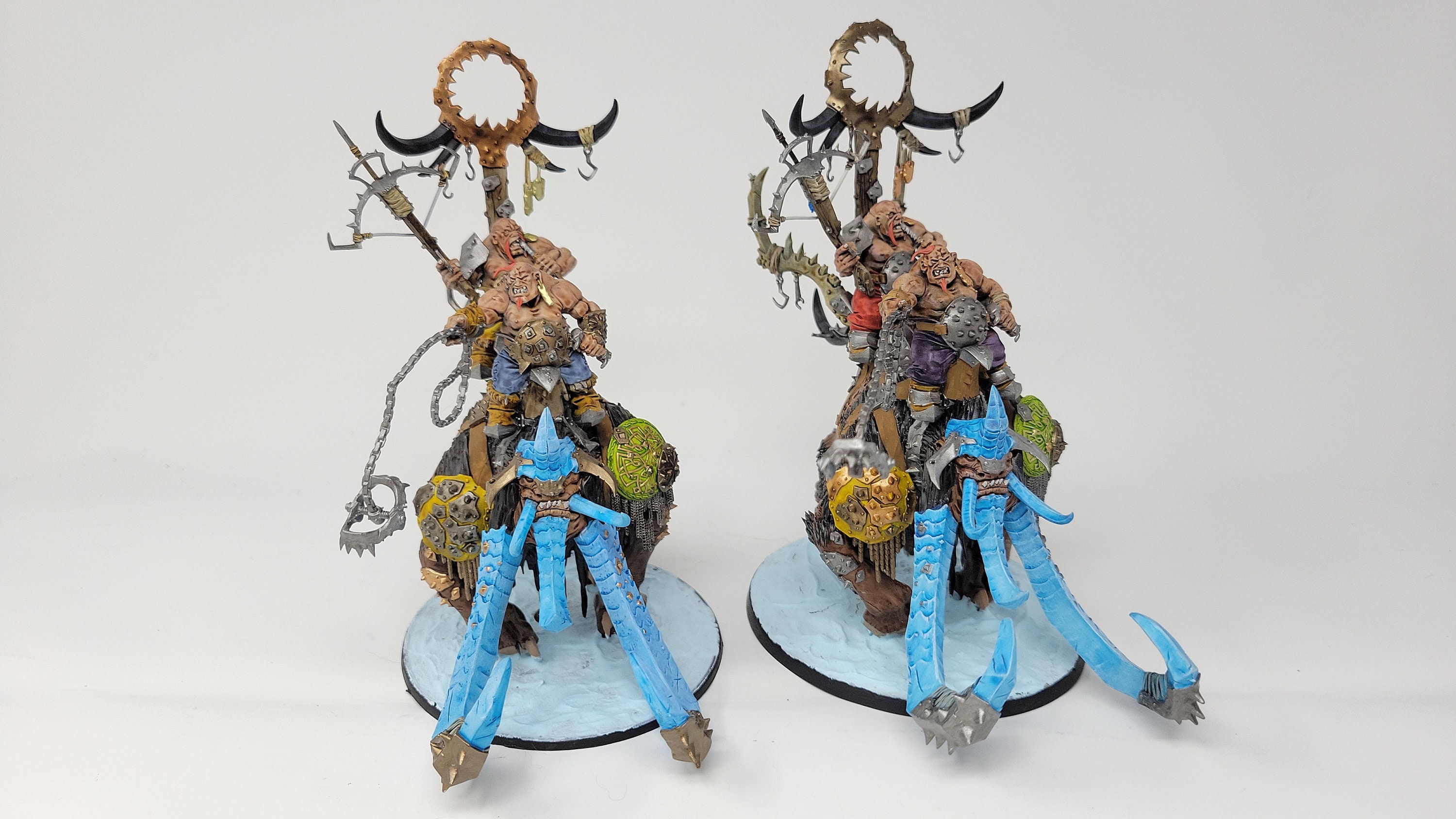 Age of Sigmar AOS Painted 2000 Point Ogors Beastclaw Raiders Army - Etsy