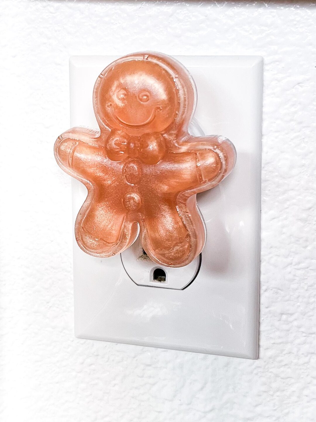 Handmade Gingerbread Man Plug in Night Light - Christmas Holiday Decor ...