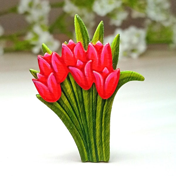 Tulip Pin - Etsy