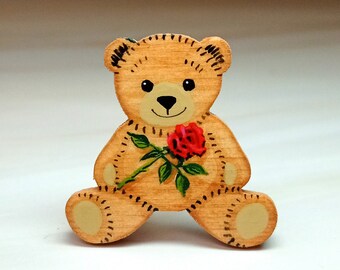 Labour Rose Badge - Etsy