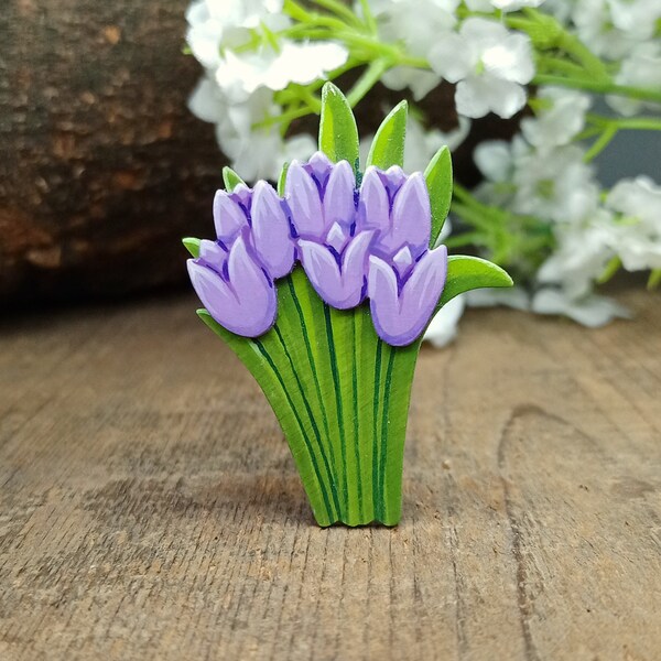 Purple Tulips - Etsy