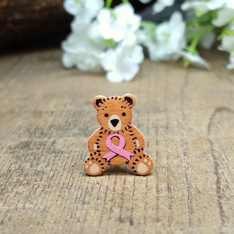 Breast Cancer Teddy Bear - Etsy