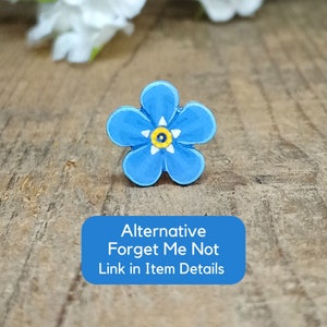 Forget Me Not Pin, Handmade Bereavement Gift, Something Blue for Bride ...