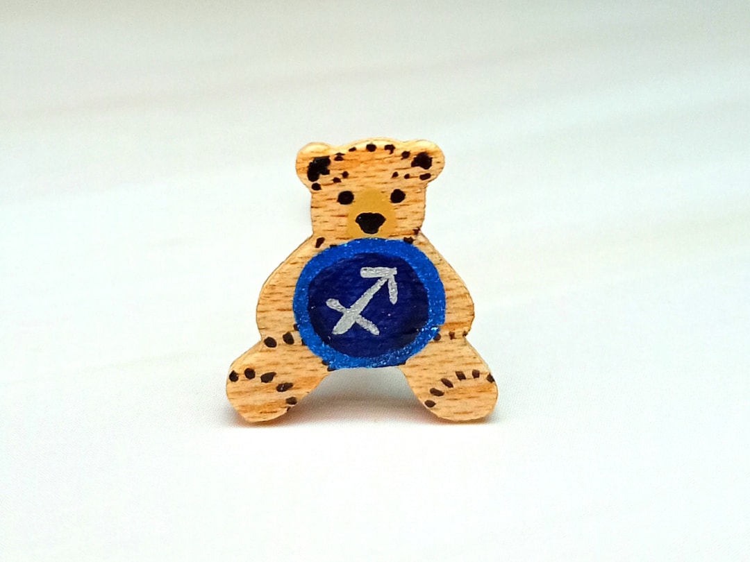 Sagittarius Pin Handmade Star Sign Badge Zodiac Gift - Etsy