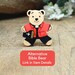 Vicar and Bible Bear Badge, Handmade Minister Teddy Brooch or Fridge ...