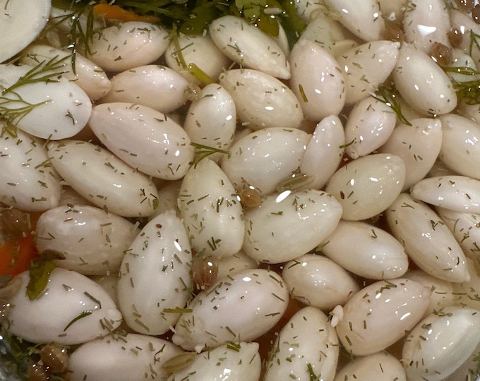 Pickled Peeled Almonds, Organic - Etsy