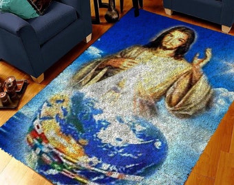 Latch Hook Jesus - Etsy