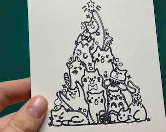 Handwritten Christmas Cards | Etsy