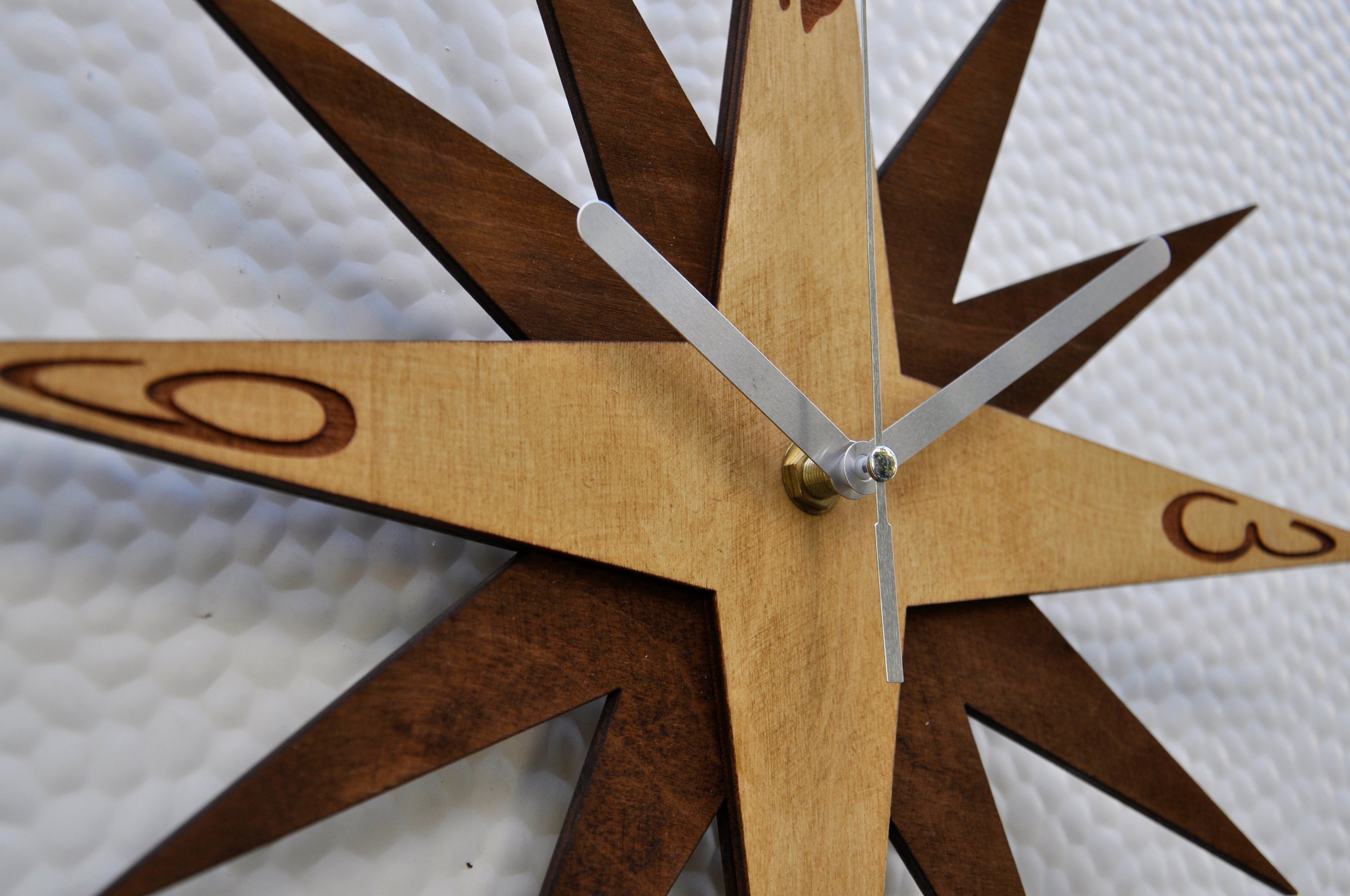 Wooden Wall Clock STAR. the Best Gift for All Lovers of SPACE - Etsy