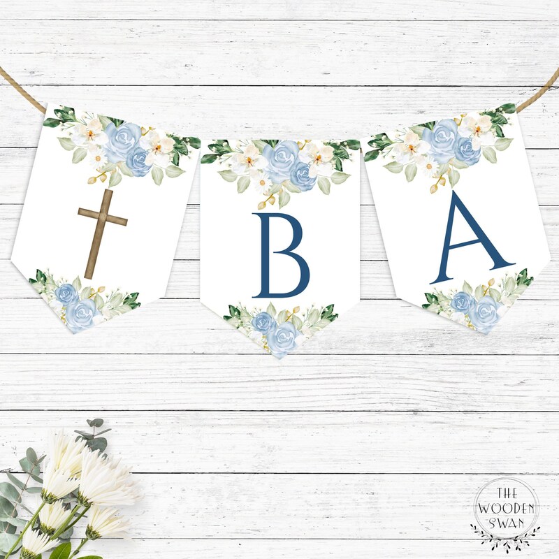 Baptism Banners - Etsy