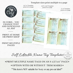 Family Reunion Name Tag Template , Party Name Tags, Family Celebration ...