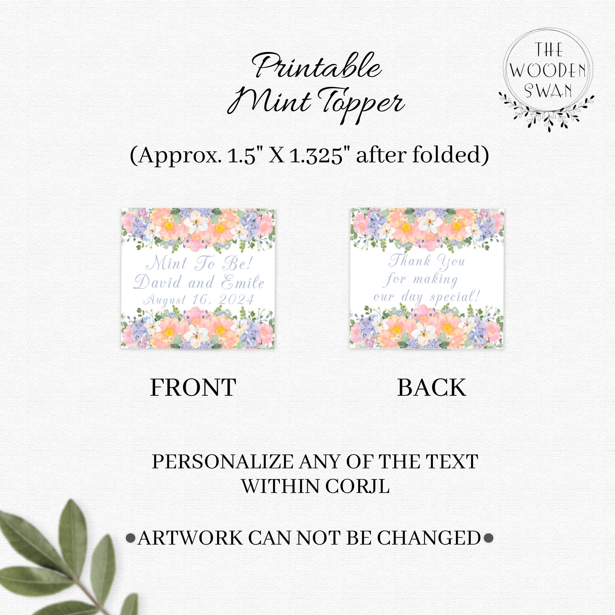 Printable Mint to Be Topper Template, Mint Party Favors, Life Saver ...