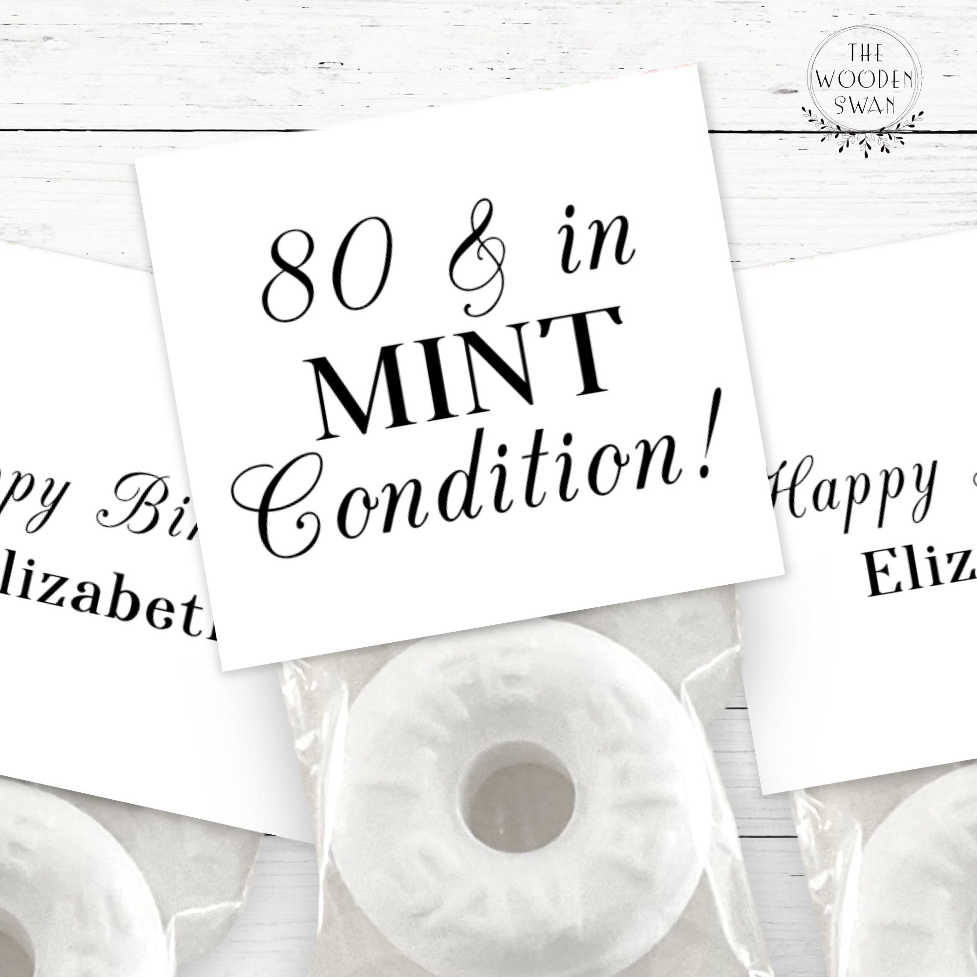 Printable Birthday Mint Favor Topper Template, Custom Mint Party Favors ...