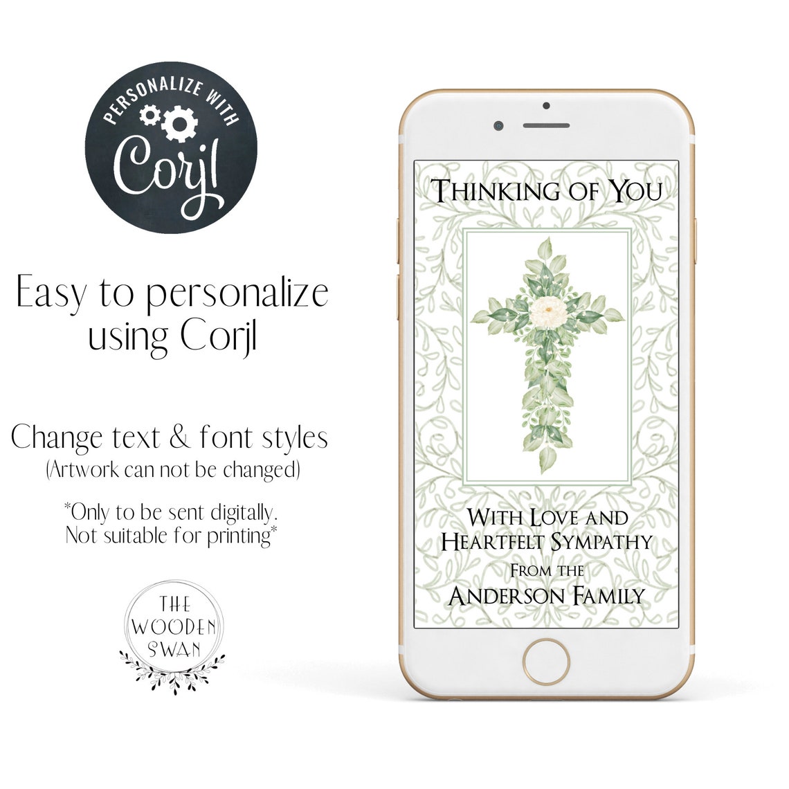 Electronic Sympathy Card, Digital Ecard, Digital Condolence Card ...