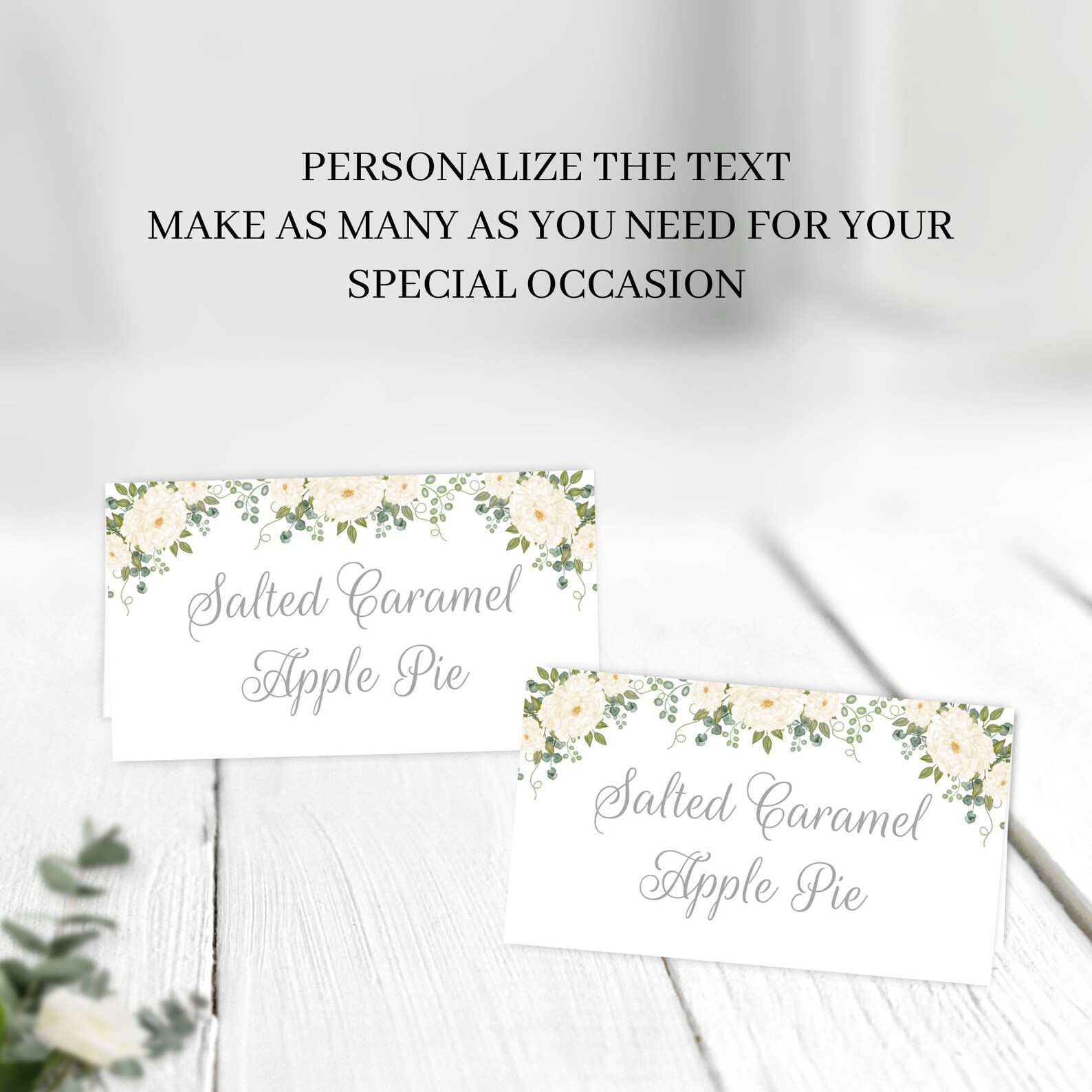 Printable Buffet Sign Template Editable Food Sign Silver - Etsy