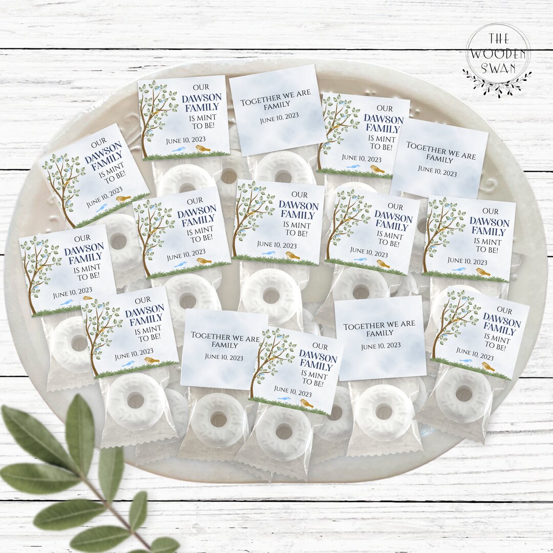 Printable Family Reunion Mint Topper Template Custom Mint - Etsy