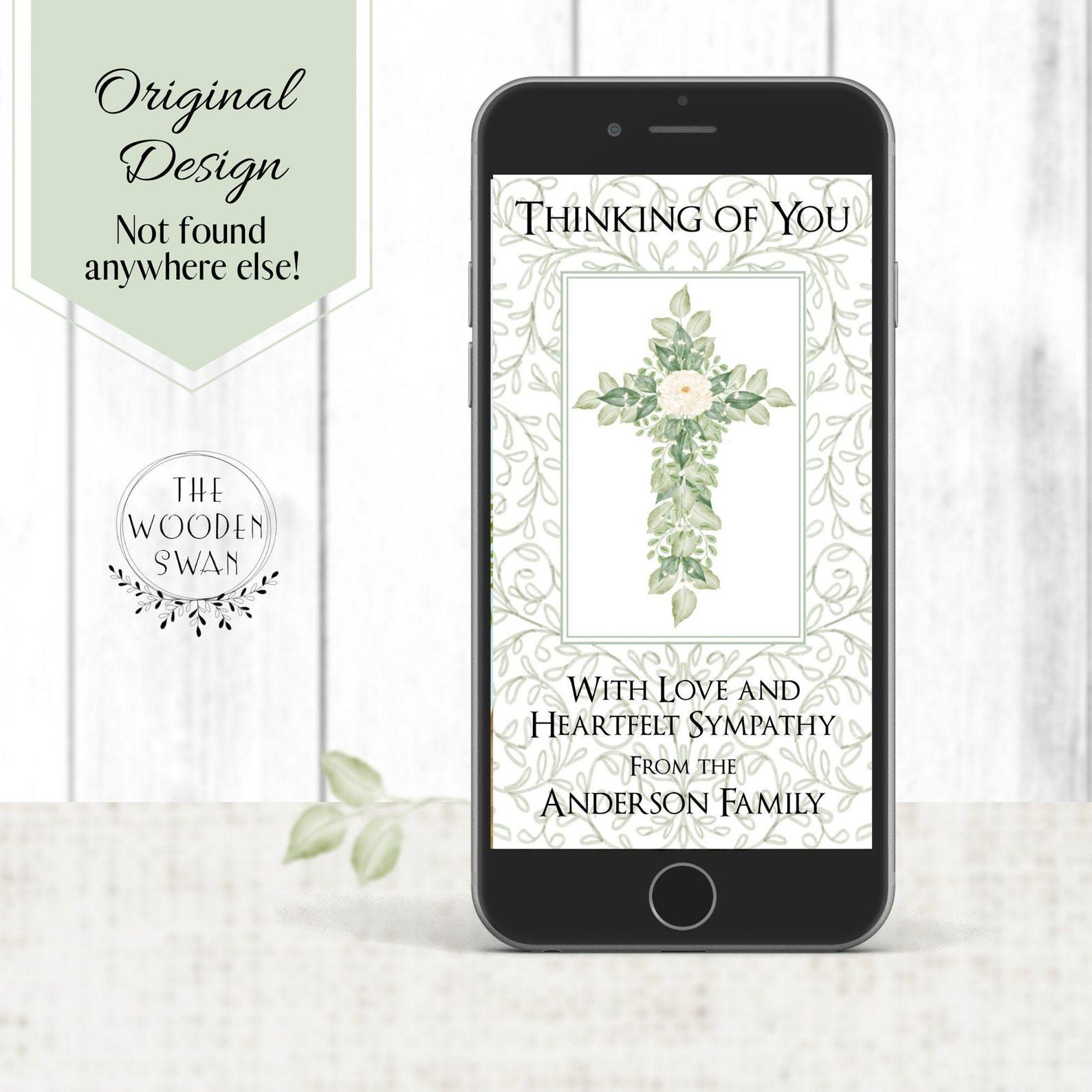 Electronic Sympathy Card. Digital ECard Digital Condolences | Etsy