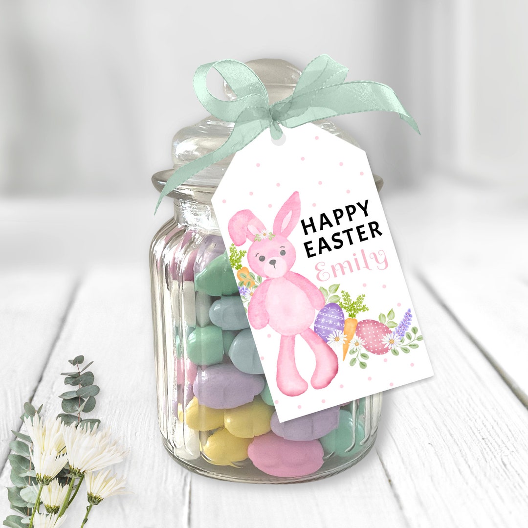 Printable Easter Favor Tag Template Cute Easter Gift Tag - Etsy