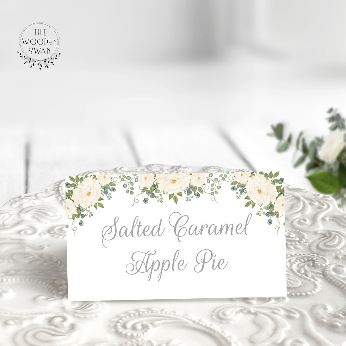 Printable Buffet Sign Template Editable Food Sign Silver - Etsy