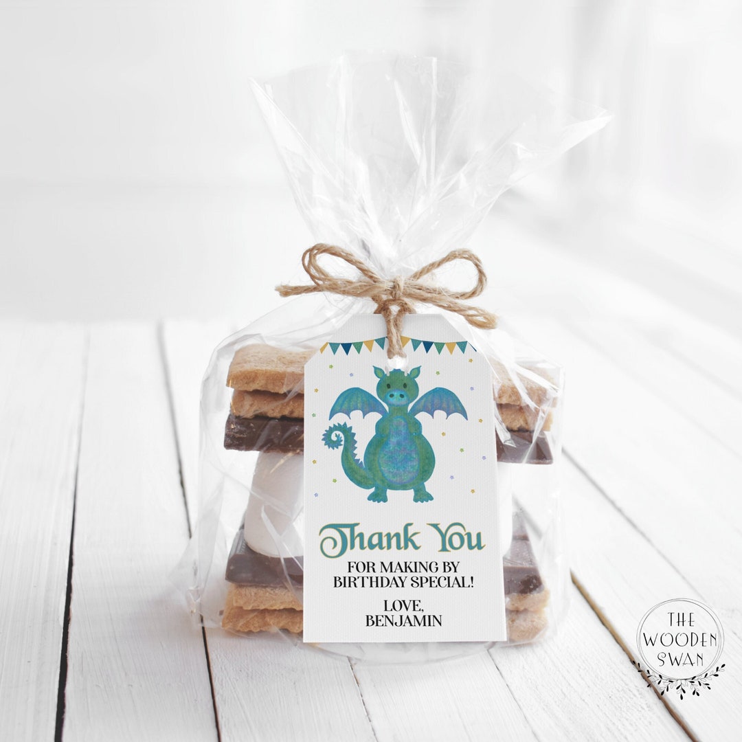 Printable Favor Tag Template, Thank You Gift Tag, Birthday Favor Tag ...