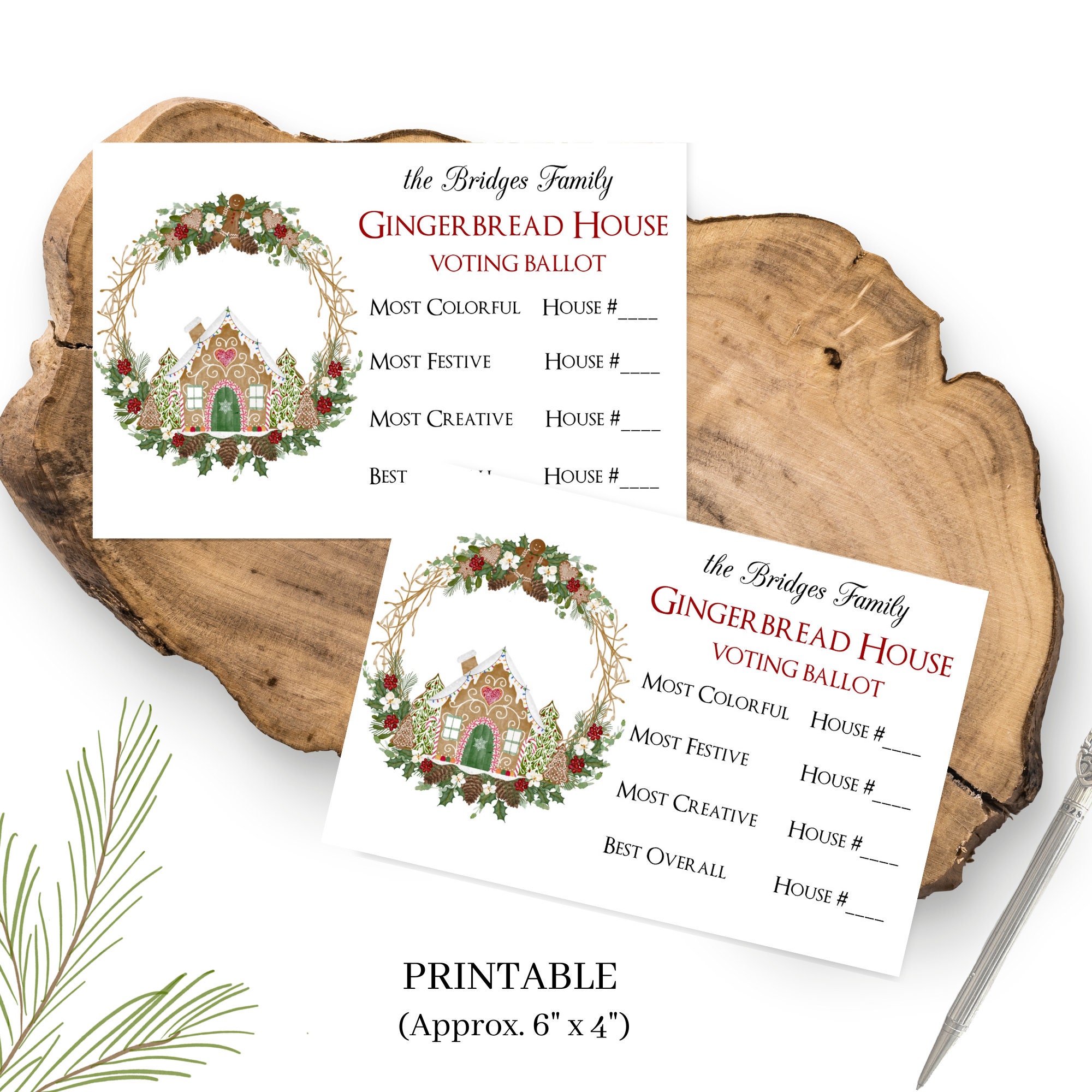 Printable Christmas Gingerbread House Decorating Party Pack - Etsy