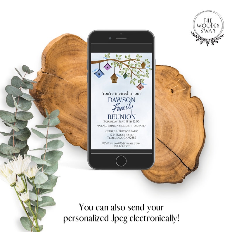 Printable Family Reunion Invitation Template Family Reunion - Etsy